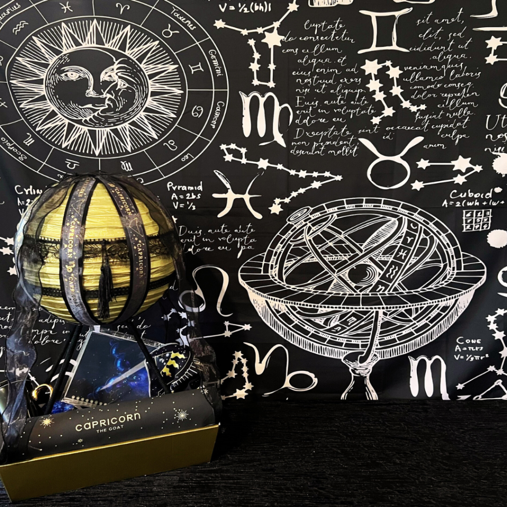 Celestial Capricorn Zodiac Birthday Gift Basket: A Tribute to Earth's ...